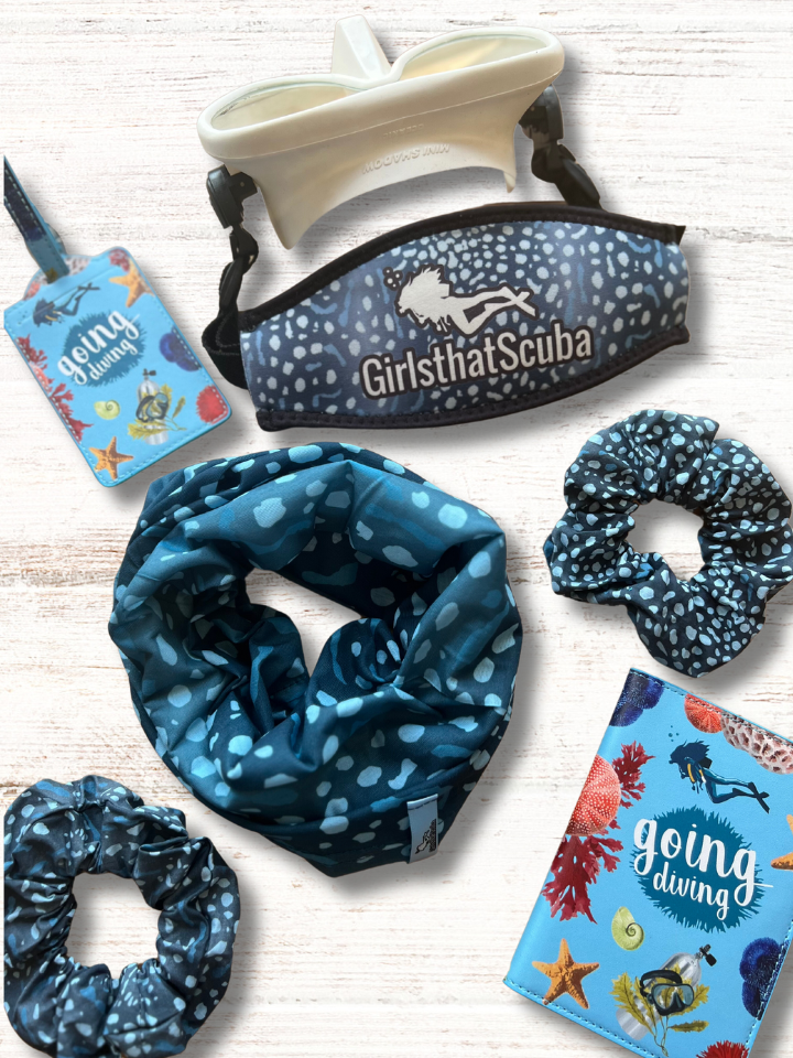 Whale Shark Dive Hair Set – Girls that Scuba