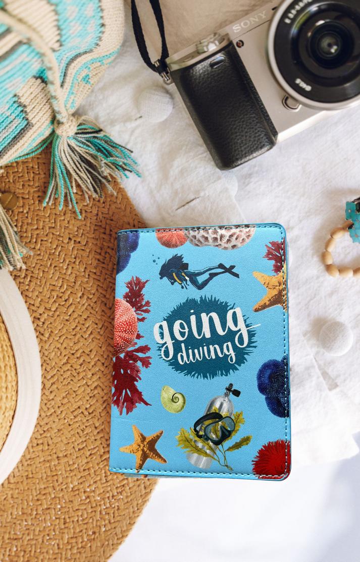 "Going Diving" Scuba Diving Passport Cover – Girls that Scuba