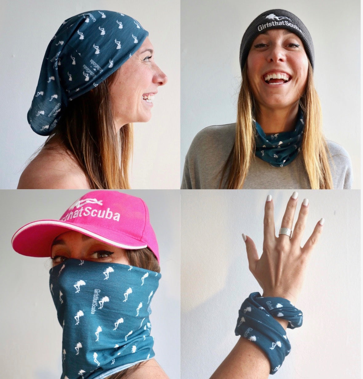 Girls that Scuba Head & Neck cover